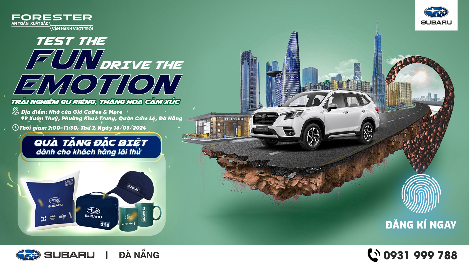 Test The Fun Drive The Emotion Tại Subaru Đà Nẵng